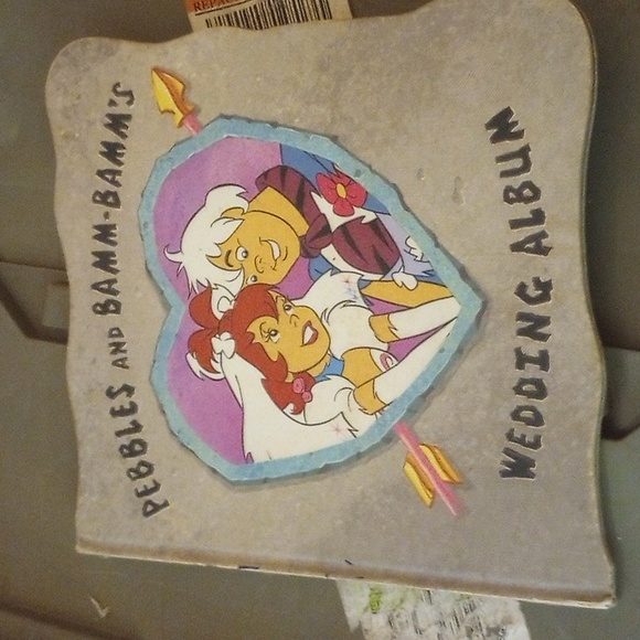 Pebbles and Bam Bam | Other | Vintage Pebbles And Bam Bam Wedding Album ...